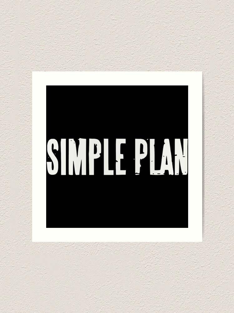 "Simple Plan Logo" Art Print by Ric-Sauce | Redbubble