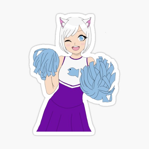 Catherine Cheerleader Sticker By 1234whales Redbubble