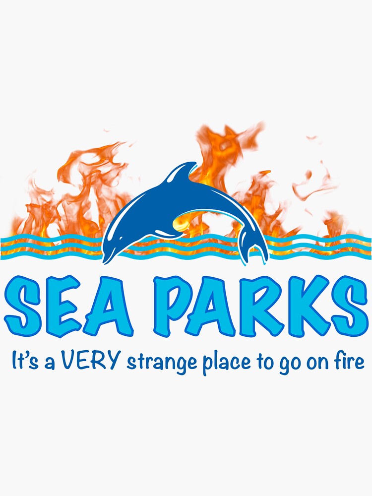 "Sea Parks IT Crowd" Sticker for Sale by blueboar | Redbubble