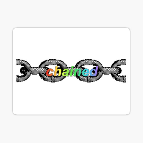 "Chained Art" Sticker for Sale by mariposao | Redbubble