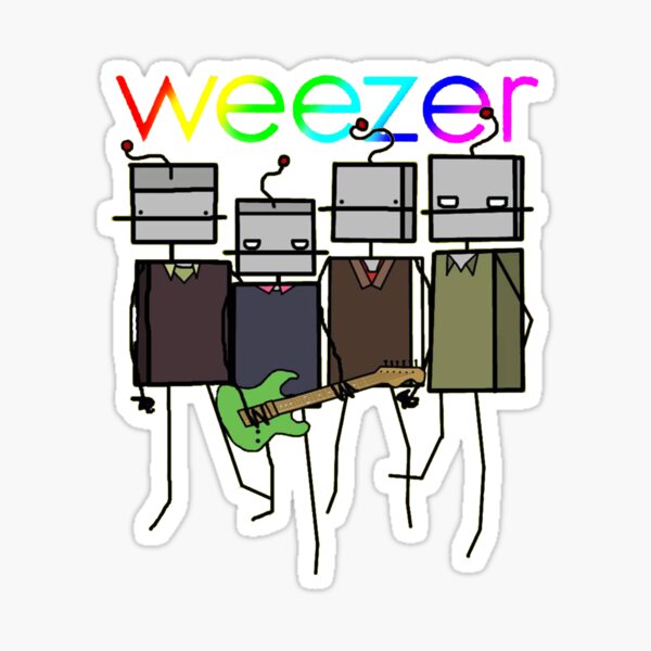 Weezer Stickers | Redbubble