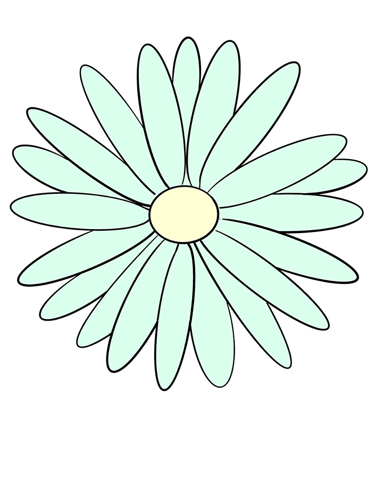 "Green vsco flower sticker " Poster for Sale by BohemianBalance | Redbubble