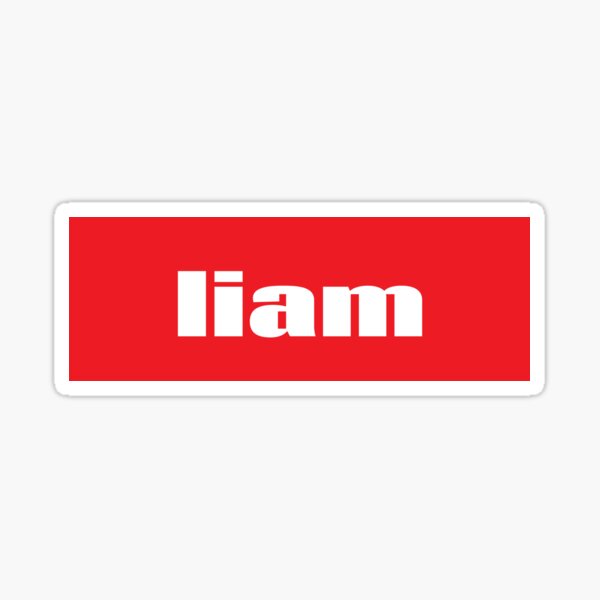 "Liam" Sticker for Sale by ProjectX23 | Redbubble