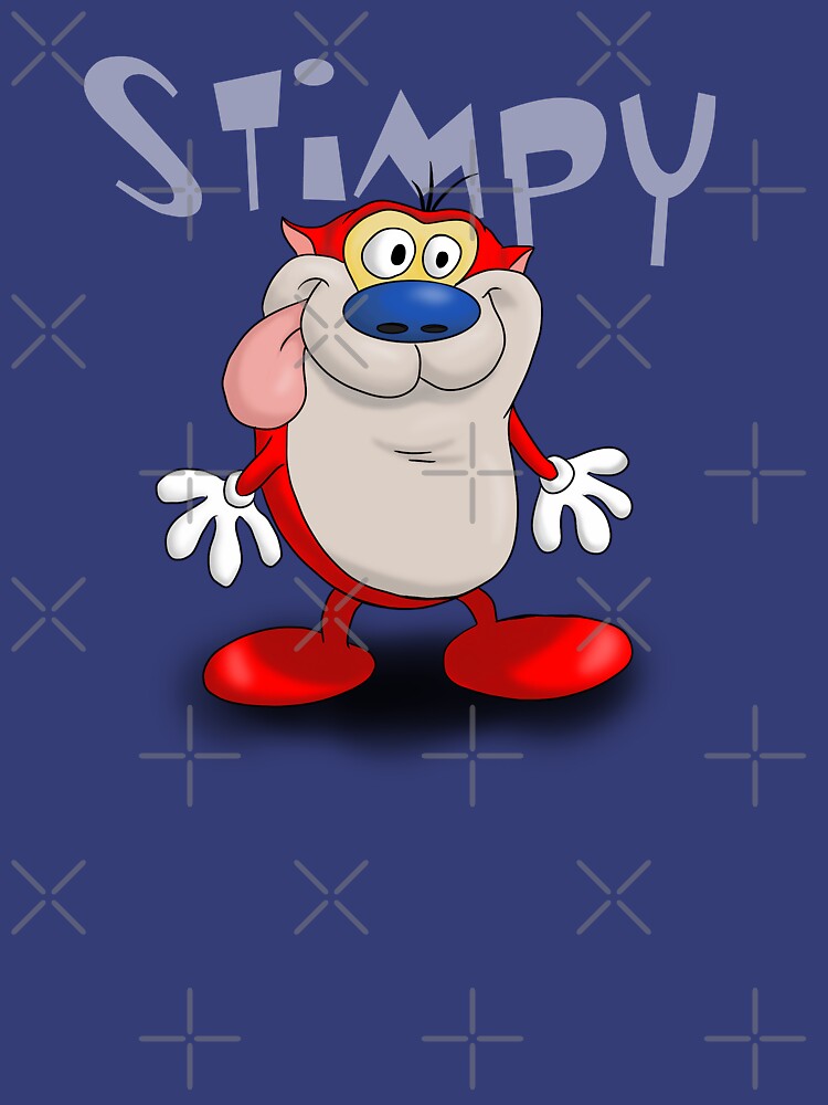 "Stimson J Cat ( Stimpy ) " T-shirt for Sale by CartoonXover ...