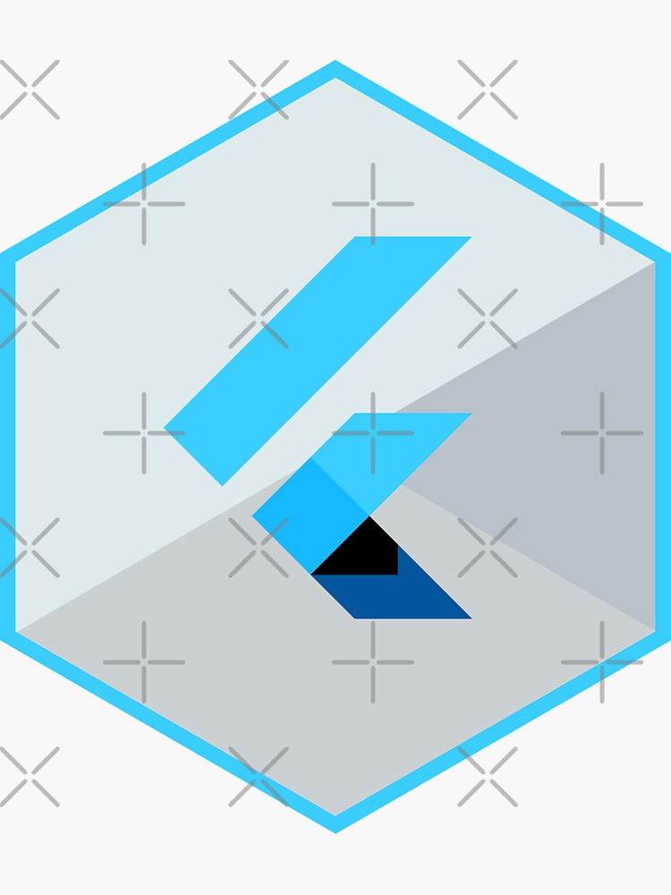 "hexagonal flutter" Sticker by yourgeekside | Redbubble