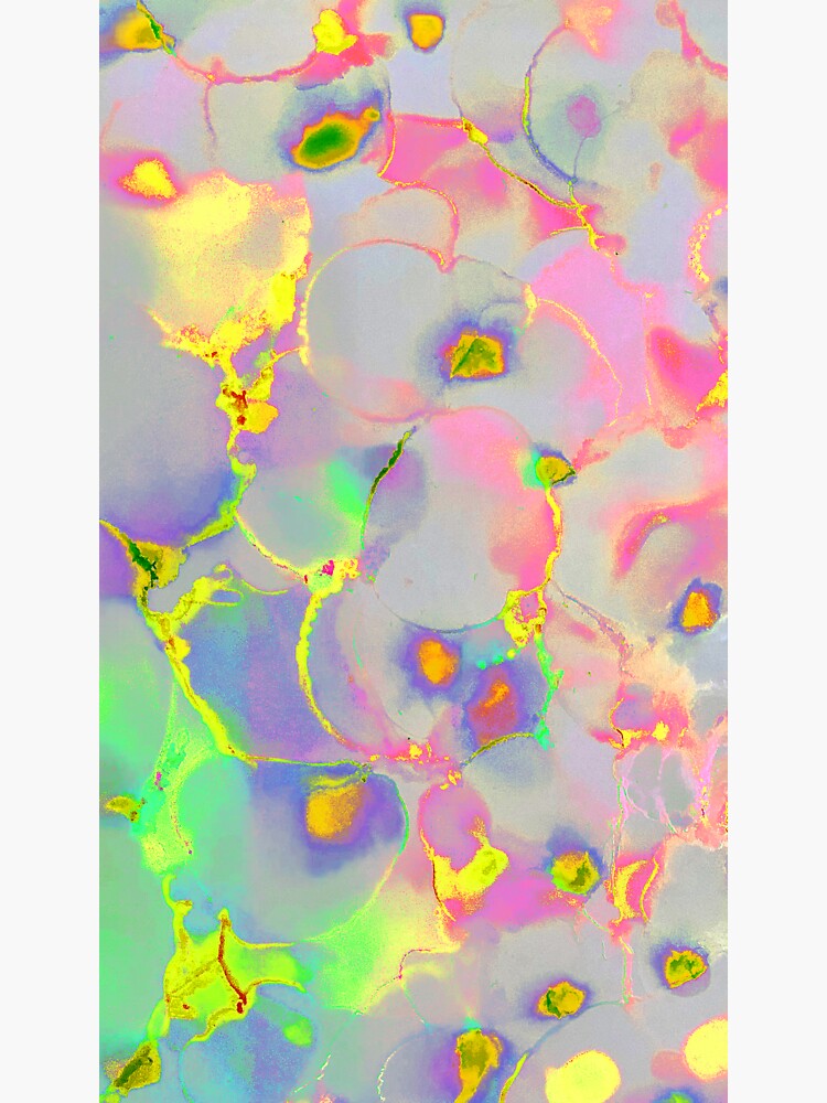 "Fluro Digital Altered Work" Sticker for Sale by AliciaJamieson | Redbubble