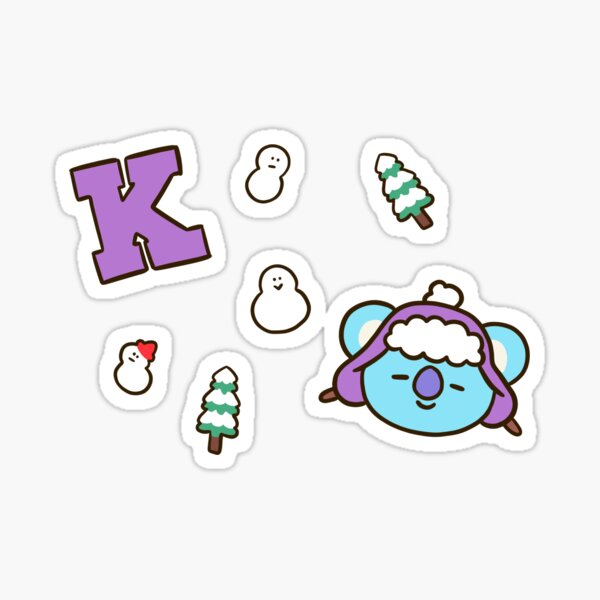 "Koya winter set" Sticker by myoneandonly | Redbubble