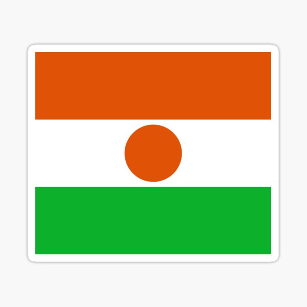 "Flag of Niger" Sticker for Sale by Inimma | Redbubble