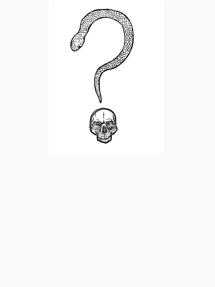 "Question mark snake skull. " T-shirt by deathlouis | Redbubble