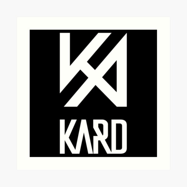 "KPOP KARD OFFICIAL LOGO" Art Print for Sale by LySaVN | Redbubble