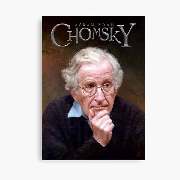 "Noam Chomsky" Canvas Print for Sale by carlostato | Redbubble