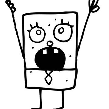 "Doodle Bob- Spongebob Sticker" Magnet for Sale by murphyhusker | Redbubble