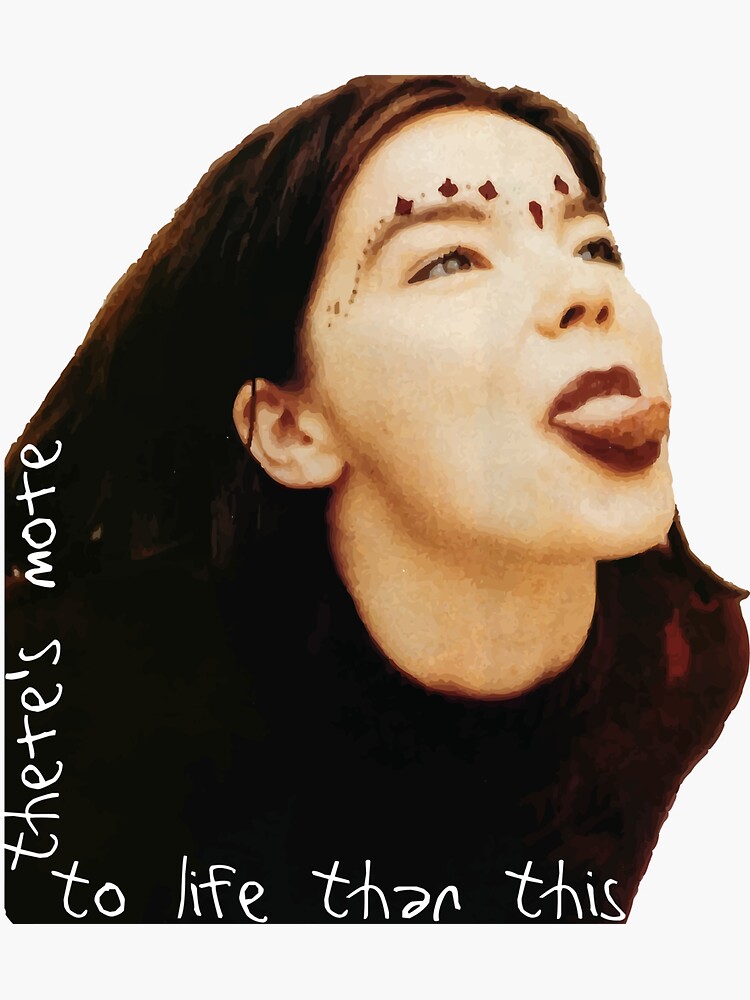"there's more to life than this" Sticker by isaacfigalf07 | Redbubble