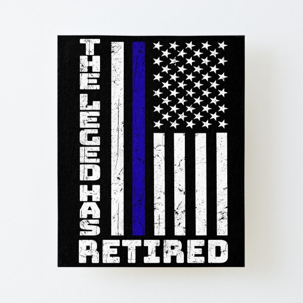 Police Officer Retirement Wall Art | Redbubble