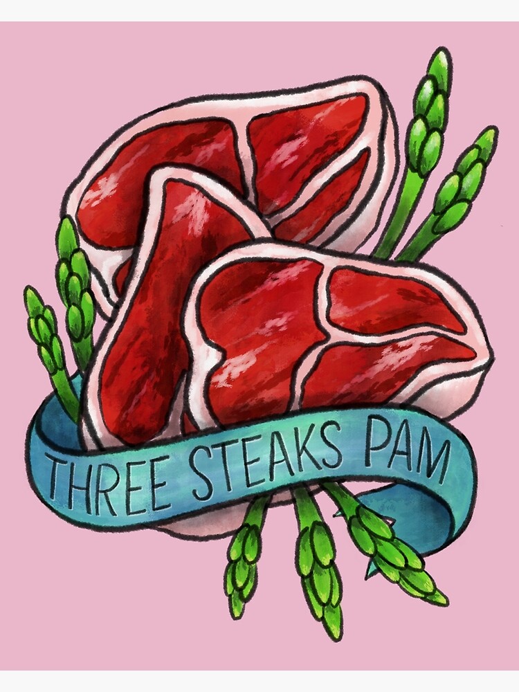 "Three Steaks Pam - Gavin and Stacey" Photographic Print for Sale by ...