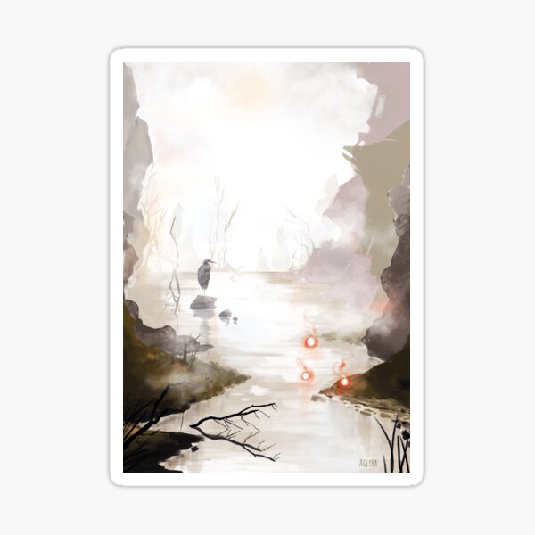 "Fog" Sticker for Sale by aglyra | Redbubble