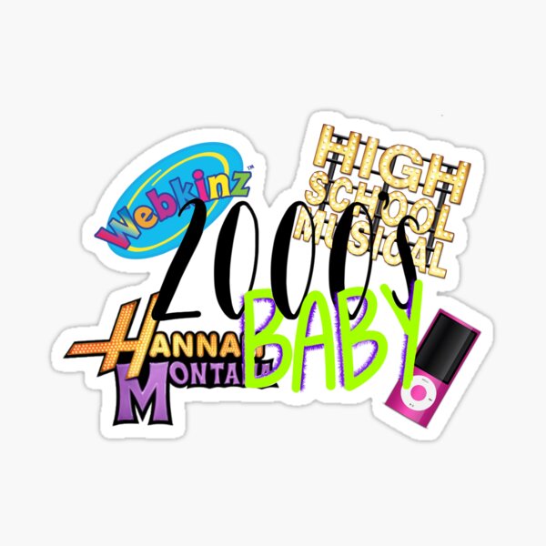"2000s baby" Sticker by Courtneyredey | Redbubble