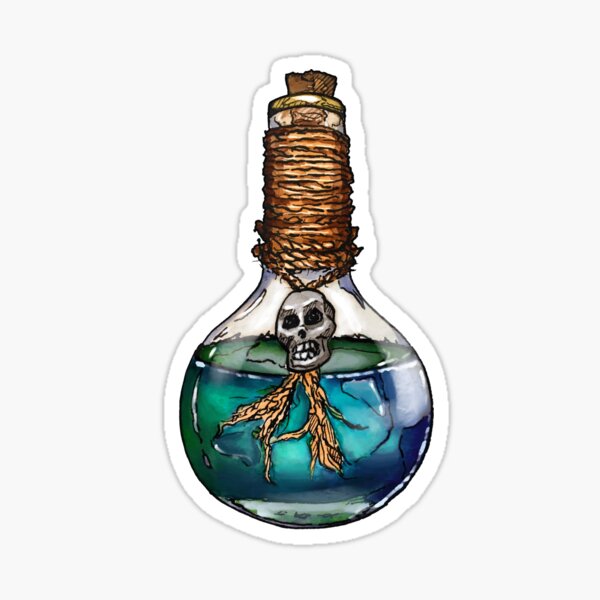 "Potion light bulb" Sticker for Sale by rebelshop | Redbubble