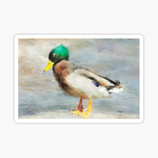"Just Ducky" Sticker for Sale by LoisBryan | Redbubble