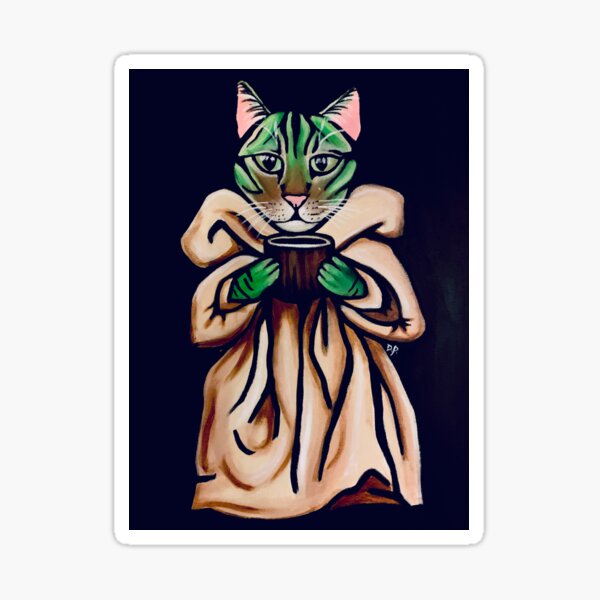 "Baby Kitty " Sticker by DeePaint11 | Redbubble