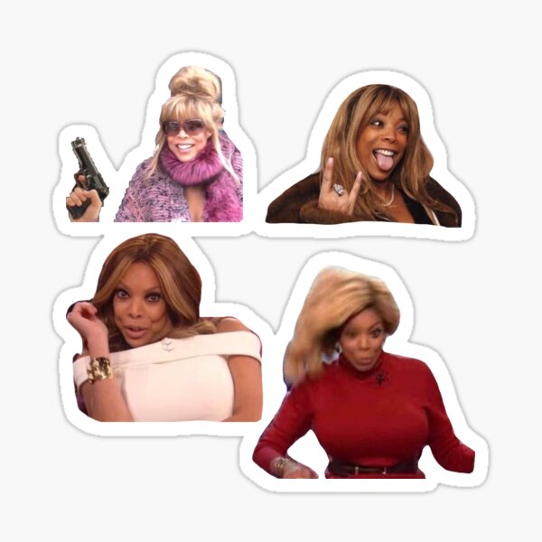 "Wendy Williams moodz" Sticker for Sale by rvcheell | Redbubble