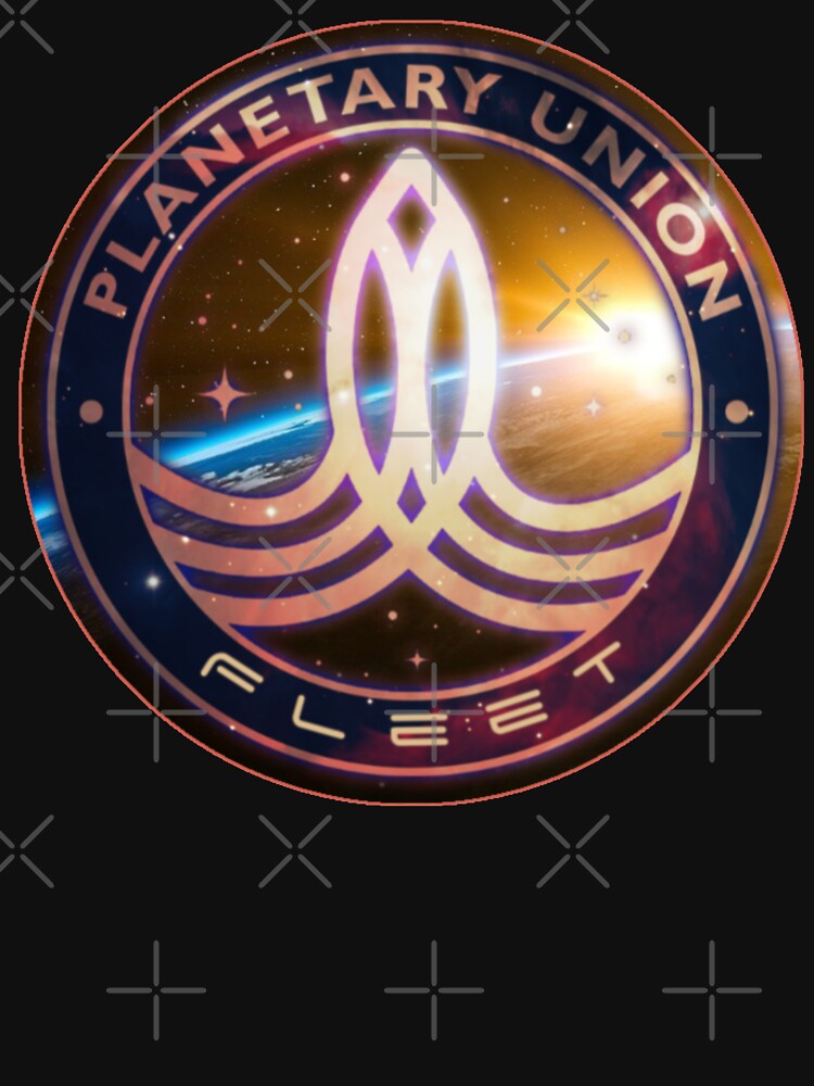 "The Planetary Union Fleet" T-shirt for Sale by Azerod | Redbubble ...