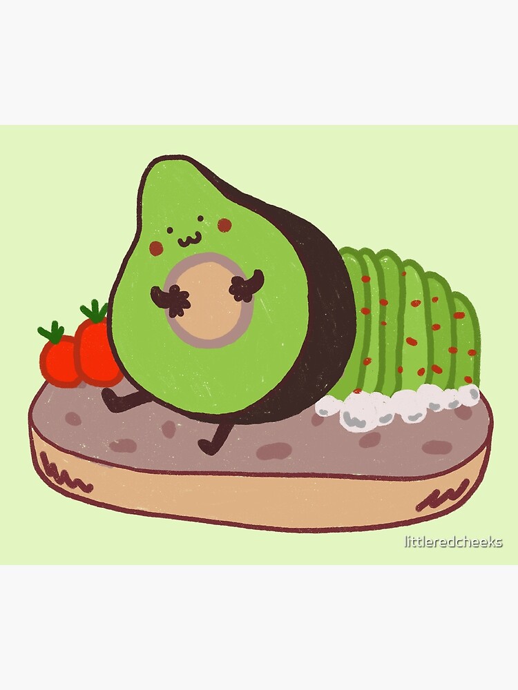 "Smashed avo" Poster for Sale by littleredcheeks | Redbubble