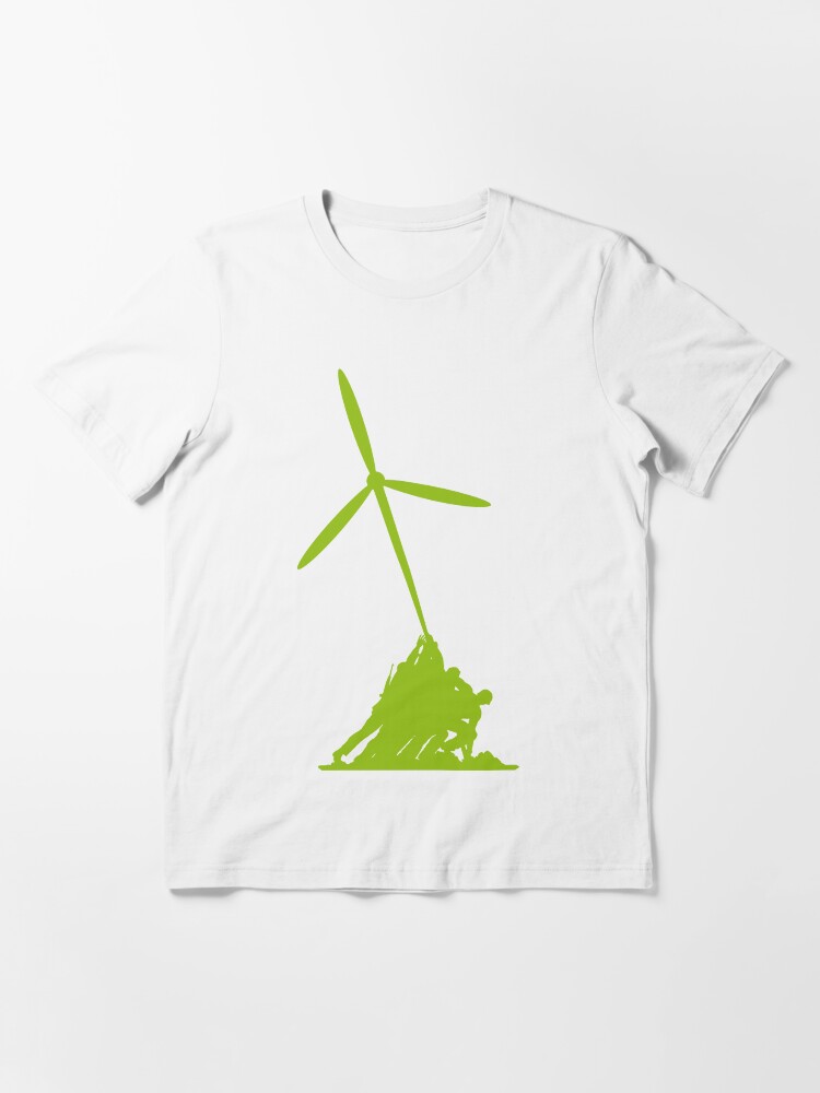 "Raising wind turbines" T-shirt for Sale by KRDesign | Redbubble ...
