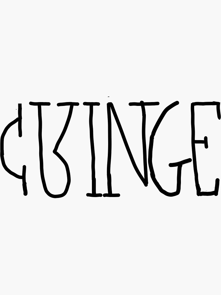 "Cringe" Sticker by Peepeepoo2 | Redbubble