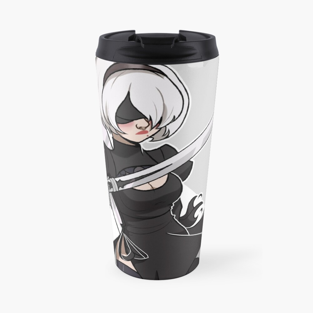 "2B NieR Automata" Travel Coffee Mug for Sale by iampompeii | Redbubble