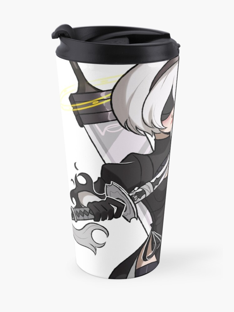"2B NieR Automata" Travel Coffee Mug for Sale by iampompeii | Redbubble
