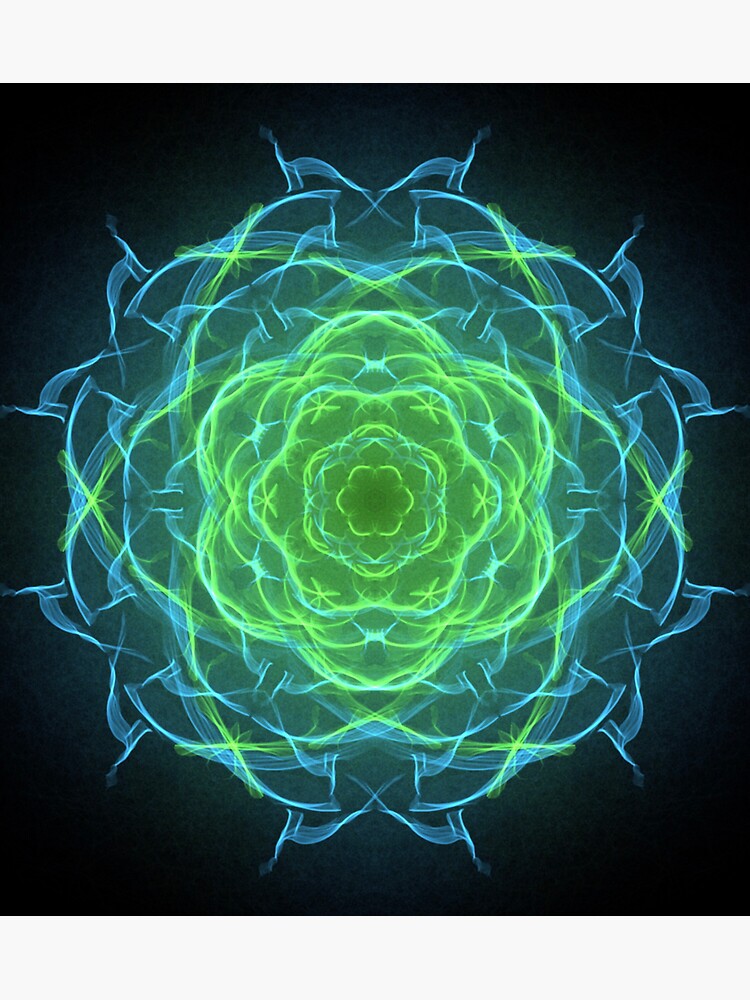 "Sacred Geometry Contemporary Art - Energy Patterns" Sticker for Sale ...