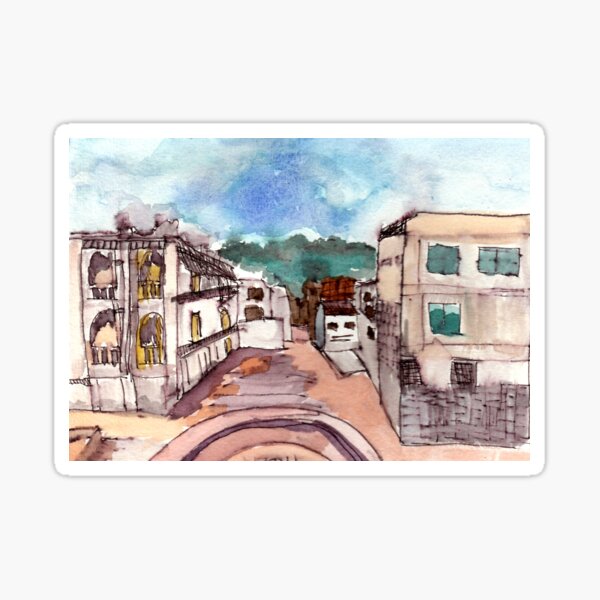 "IPOH HERITAGE TOWN BUILDING AT MALAYSIA" Sticker for Sale by ...