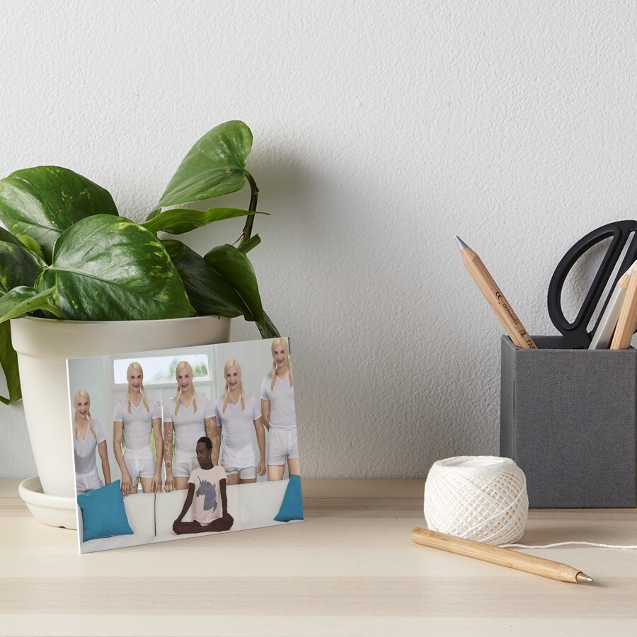 "piper perry's around little black dude" Art Board Print by ...