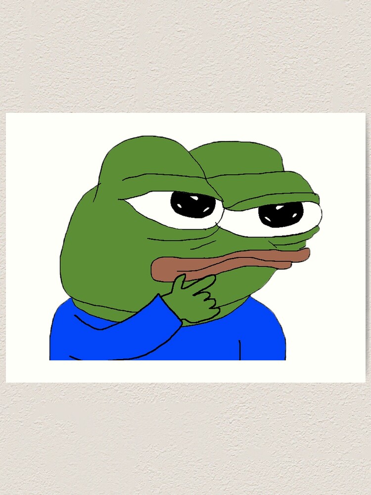 "Me Smart Pepe" Art Print for Sale by dominik4321 | Redbubble