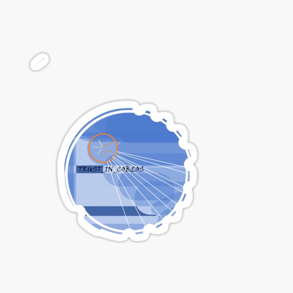 "Trust in Coblos Logo Moon" Sticker for Sale by carbonator33 | Redbubble