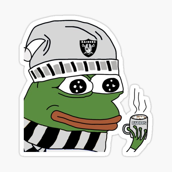 "Raiders Pepe" Sticker by dominik4321 | Redbubble