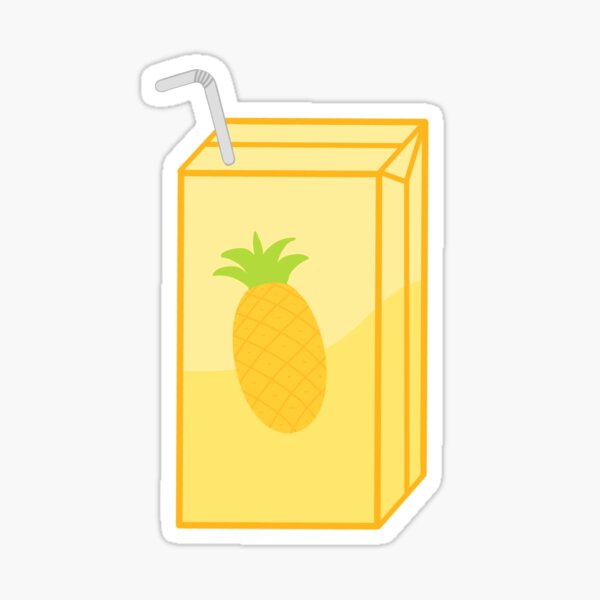 "Pineapple juice" Sticker by dreambubbleart | Redbubble