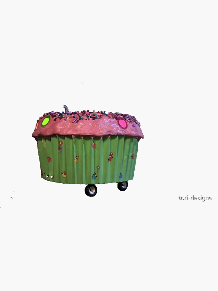 "Victorious Cupcake Float" Sticker by tori-designs | Redbubble