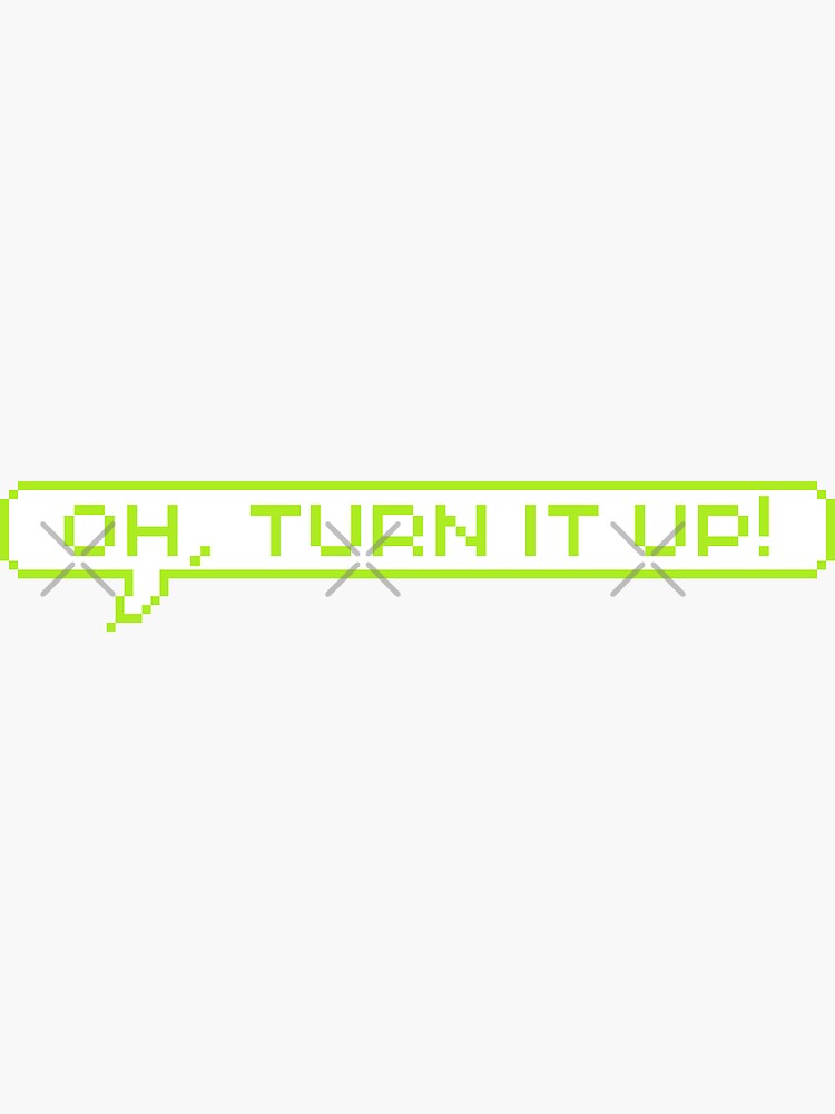 "uppppp" Sticker for Sale by darforthewin | Redbubble
