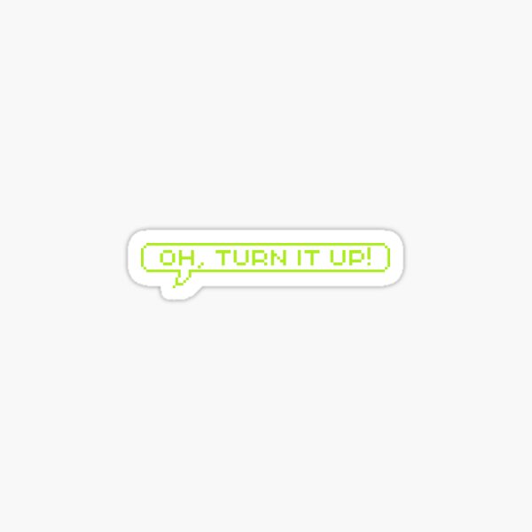 "uppppp" Sticker for Sale by darforthewin | Redbubble