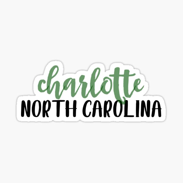 Unc Charlotte Stickers | Redbubble