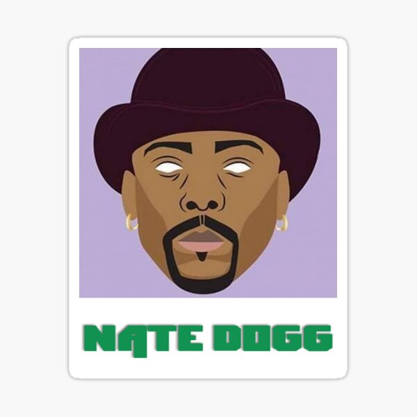 "O.G. Zombie Nate Dogg" Sticker for Sale by ArtWithHearts11 | Redbubble