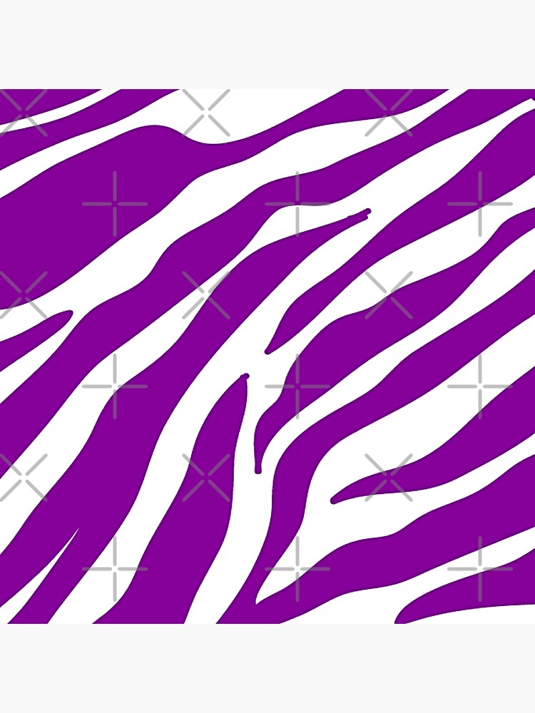 "Purple Zebra Print" Poster by natnat7w | Redbubble