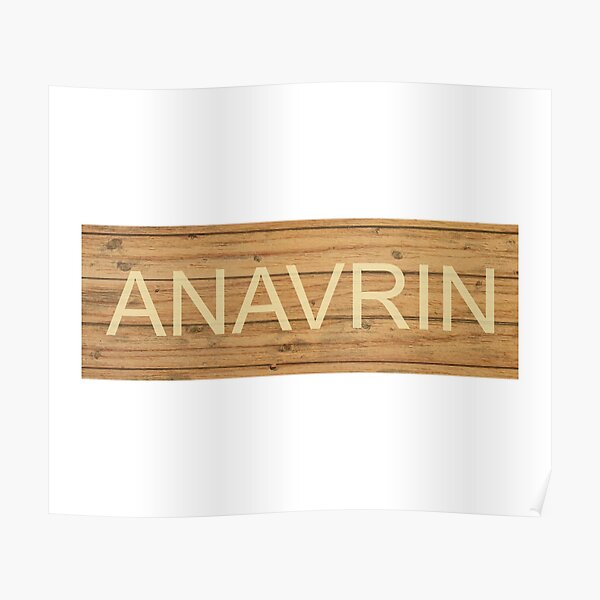 "Anavrin - You Netflix" Poster for Sale by overflowhidden | Redbubble