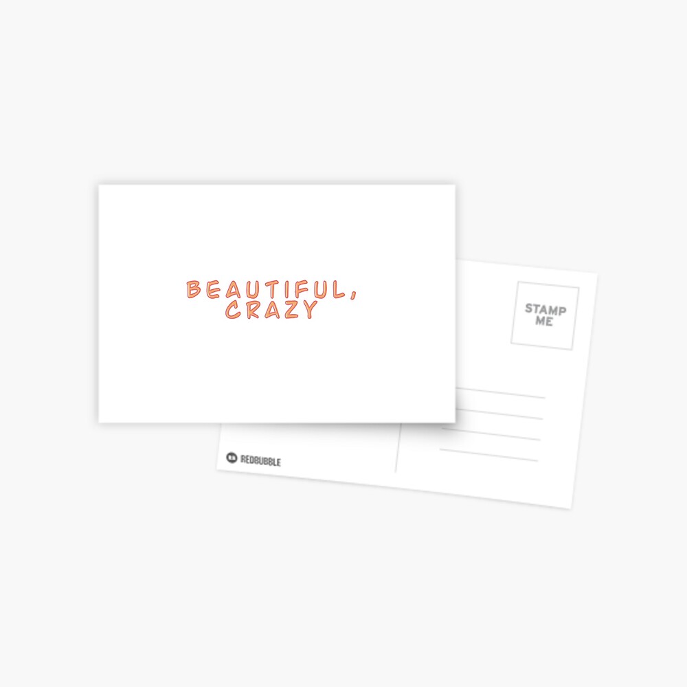 "beautiful crazy sticker" Sticker for Sale by jessg246 | Redbubble