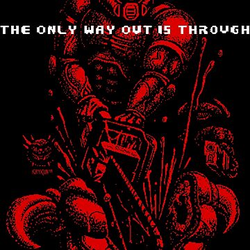 "The Only Way Out" Sticker by SerhiyKrykun | Redbubble