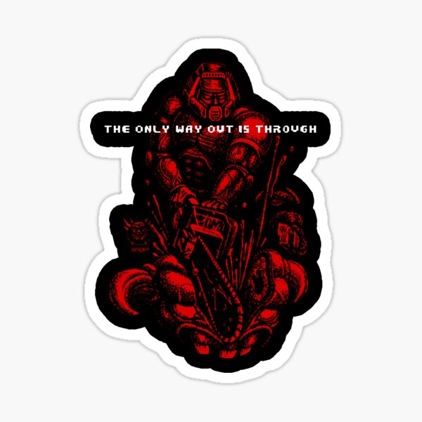 "The Only Way Out" Sticker by SerhiyKrykun | Redbubble