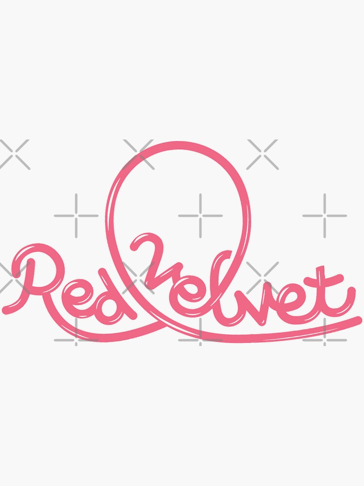 "Red Velvet logo" Sticker for Sale by SaraDarwish | Redbubble