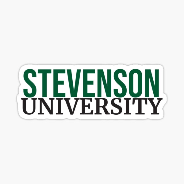 "Stevenson University" Sticker for Sale by ohdearodile | Redbubble